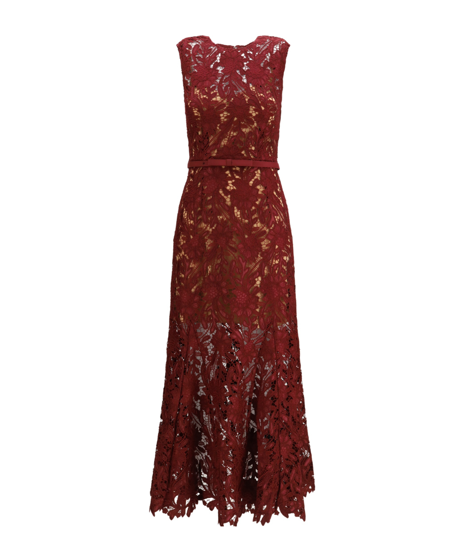 SELF-PORTRAIT Self-Portrait Guipure Lace Midi Dress